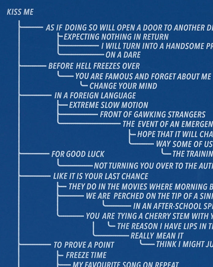 Blue 6. From the Kiss Me Flow Chart (Blue Series) | Ben Skinner | Buy ...