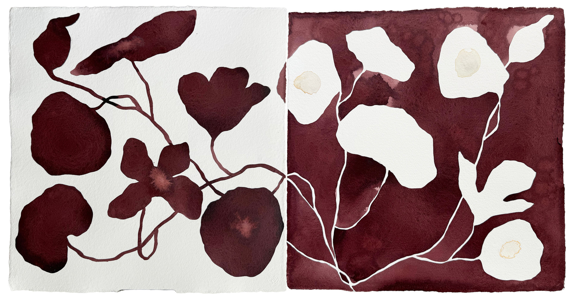 Floral Split | Kate Roebuck | Buy Original Art Online | Uprise Art