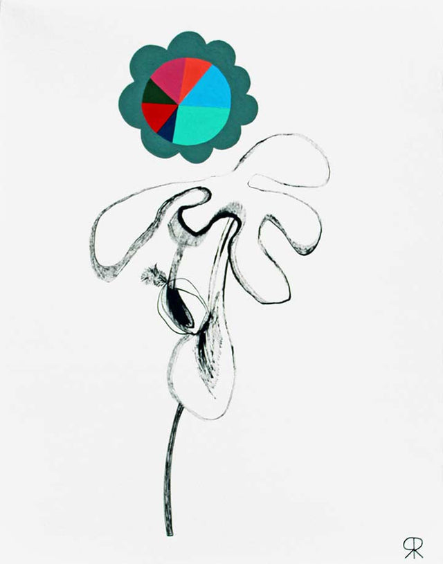 Flower Drawing #13 | Rebeca Raney | Buy Original Art Online | Uprise Art