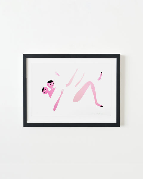 Serigrafia Intervenida Pink 1 | Santiago Ascui | Buy Original Art ...