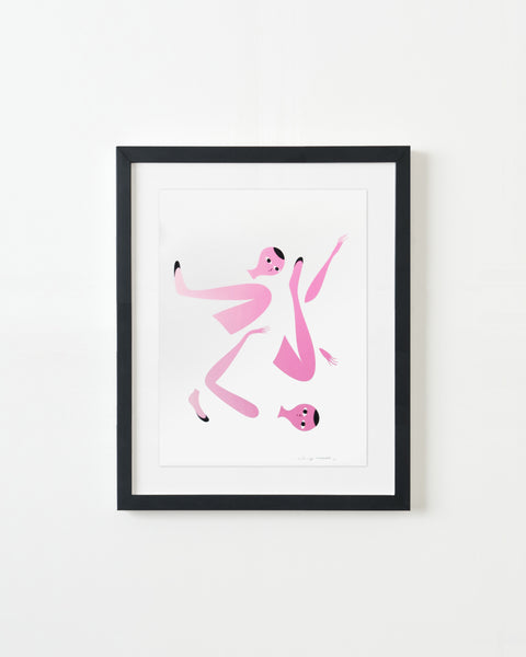 Serigrafia Intervenida Pink 2 | Santiago Ascui | Buy Original Art ...