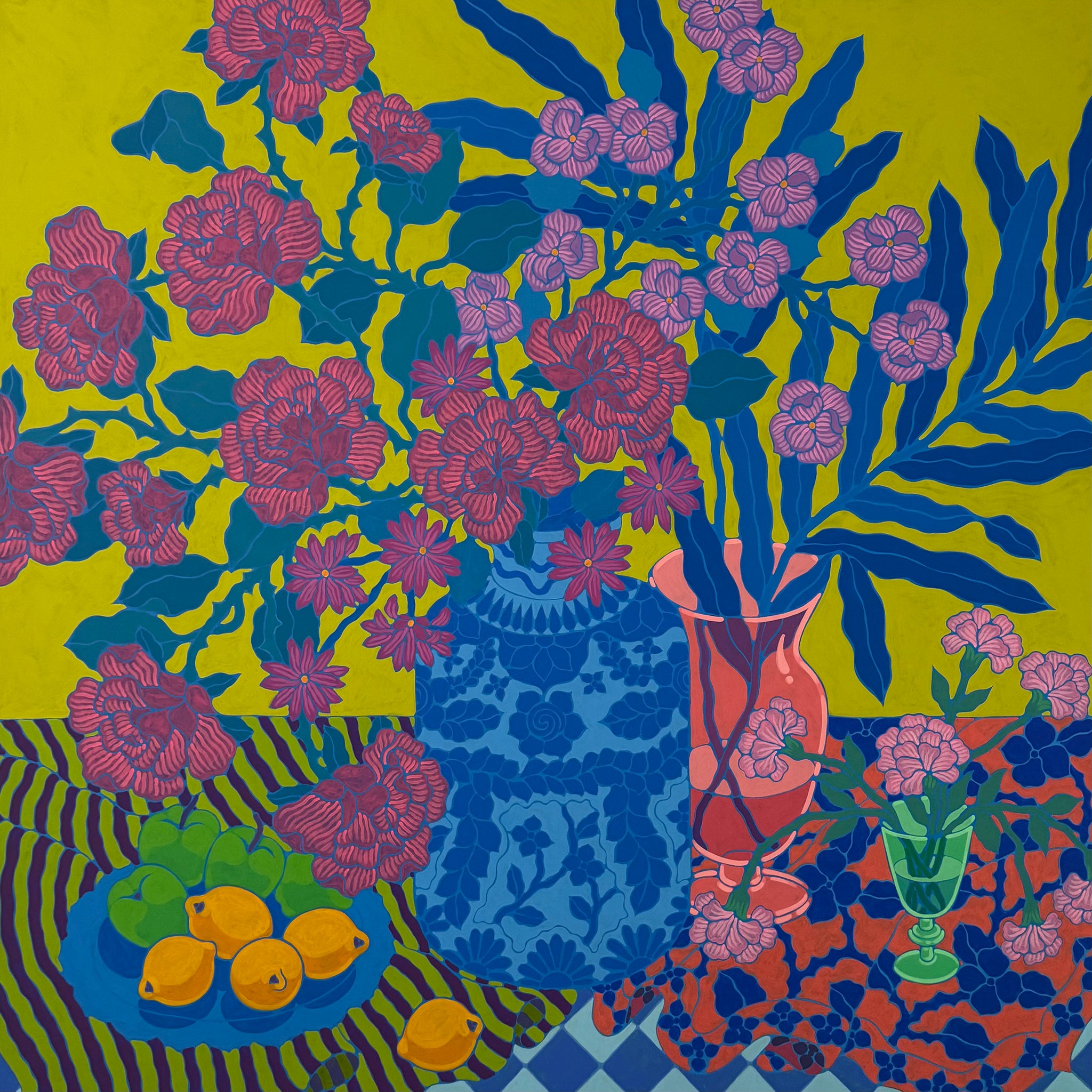 Bright Green Still Life | Sarah Ingraham | Buy Original Art Online ...