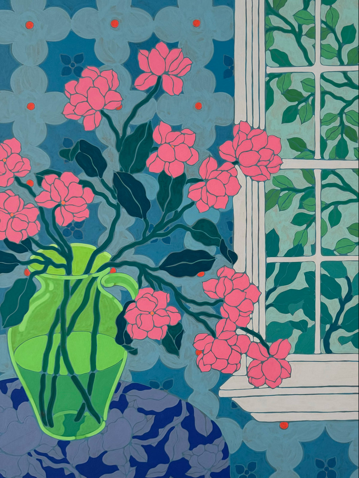 Window in Blue Room | Sarah Ingraham | Buy Original Art Online | Uprise Art