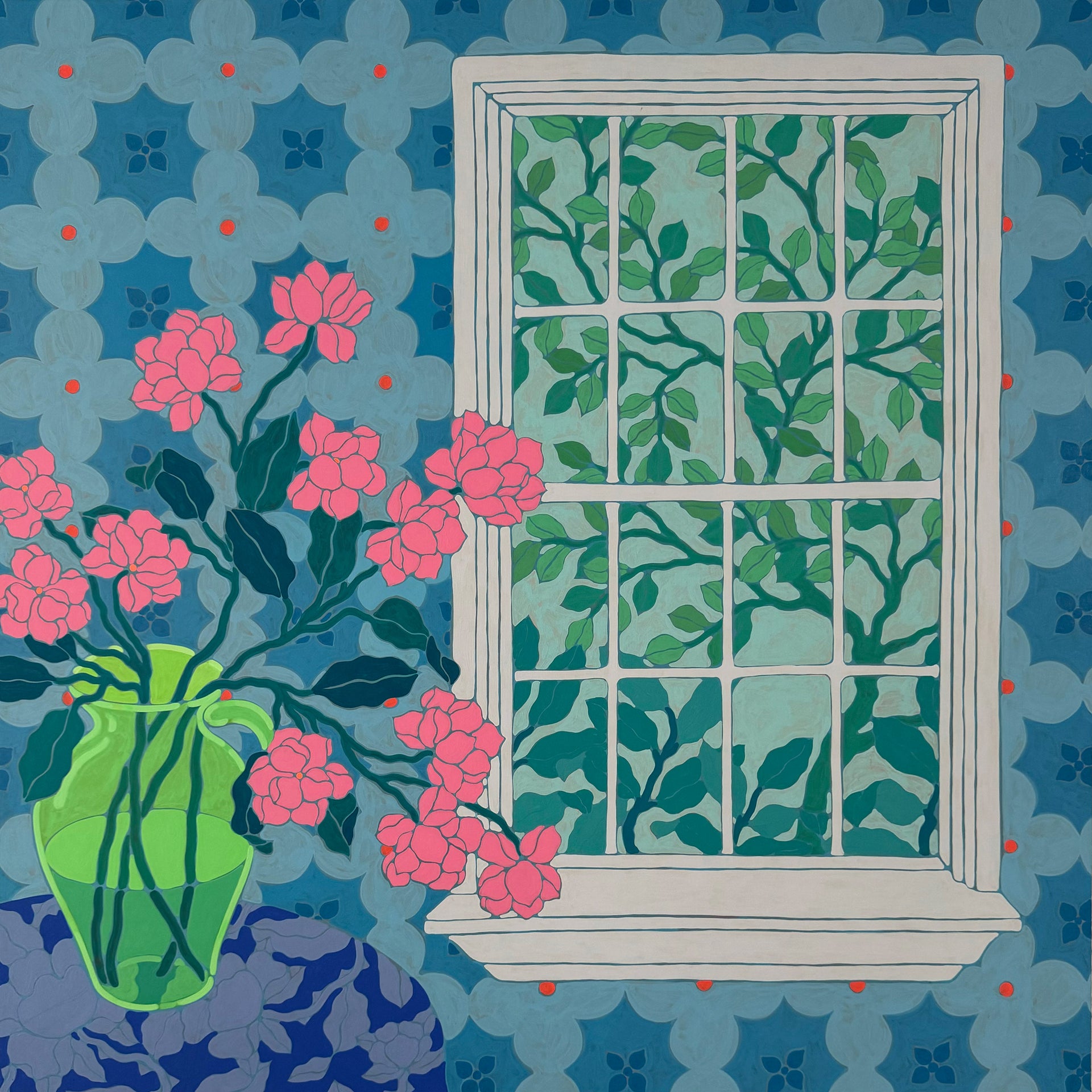 Window in Blue Room | Sarah Ingraham | Buy Original Art Online | Uprise Art