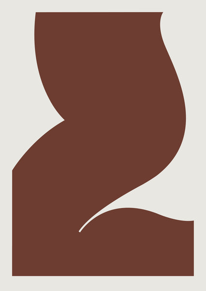 Silhouette I (Warm Rust) | Caroline Walls | Buy Original Art Online ...